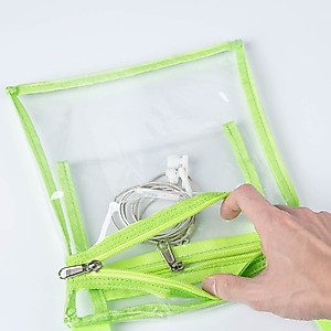 Lorbro Clear Purse Stadium Approved, Clear Crossbody Purse, Clear Bag with Inner Pocket and Adjustable Strap for Concerts, Sports Event