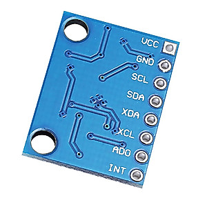 Teyleten Robot GY-521 MPU-6050 MPU6050 3-Axis Accelerometer Gyroscope Sensor Module 6-axis Accelerometer Gyroscope Sensor Module IIC I2C 3-5V for Arduino 5pcs