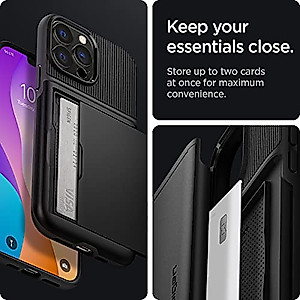 Spigen Slim Armor CS Designed for iPhone 13 Pro Max Case (2021) - Black