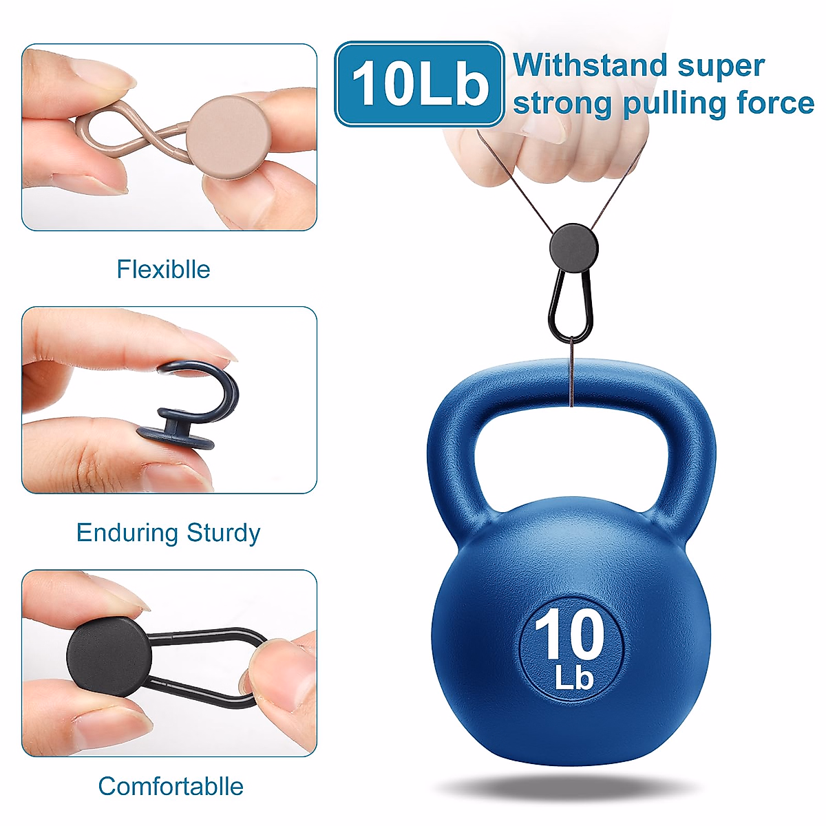 KUNTAERY 8 PCS Button Extenders for Jeans, Pants Waistband Expanders, Instant Waist Extender Buttons for Women and Men, No Sew Jeans Waist Extension 1-1.4 Inches