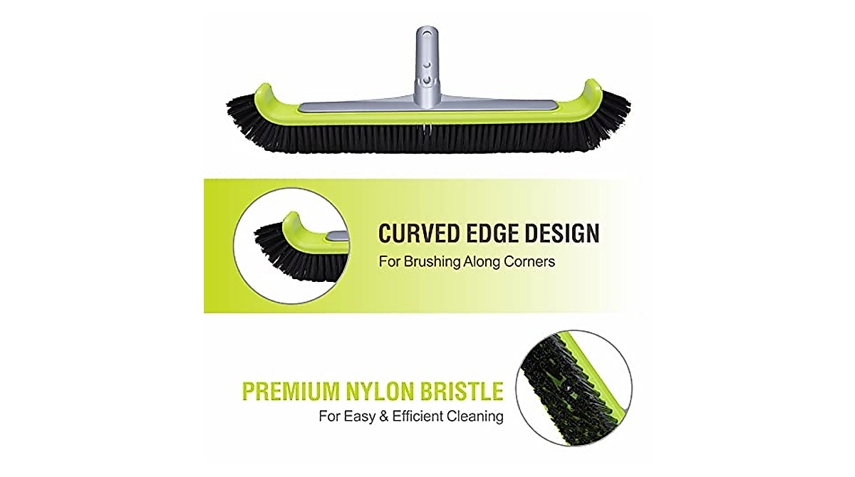 Heavy Duty Pool Brush | urchindj Premium Features