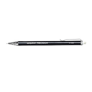 Derwent Mechanical Pencils 0.5, Metal Barrel, Precision, HB (2302428)