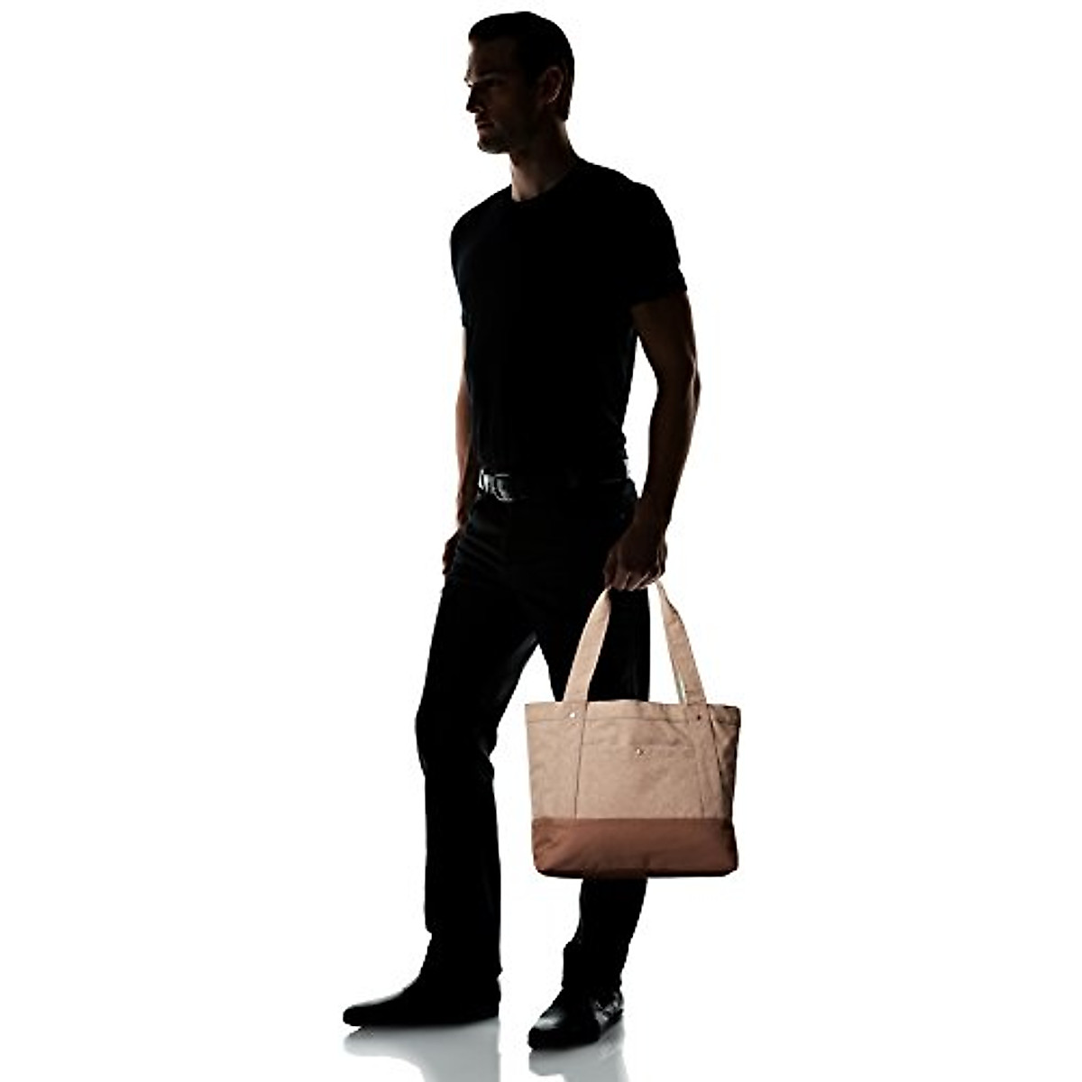 Everest Stylish Tablet Tote Bag, Tan, One Size