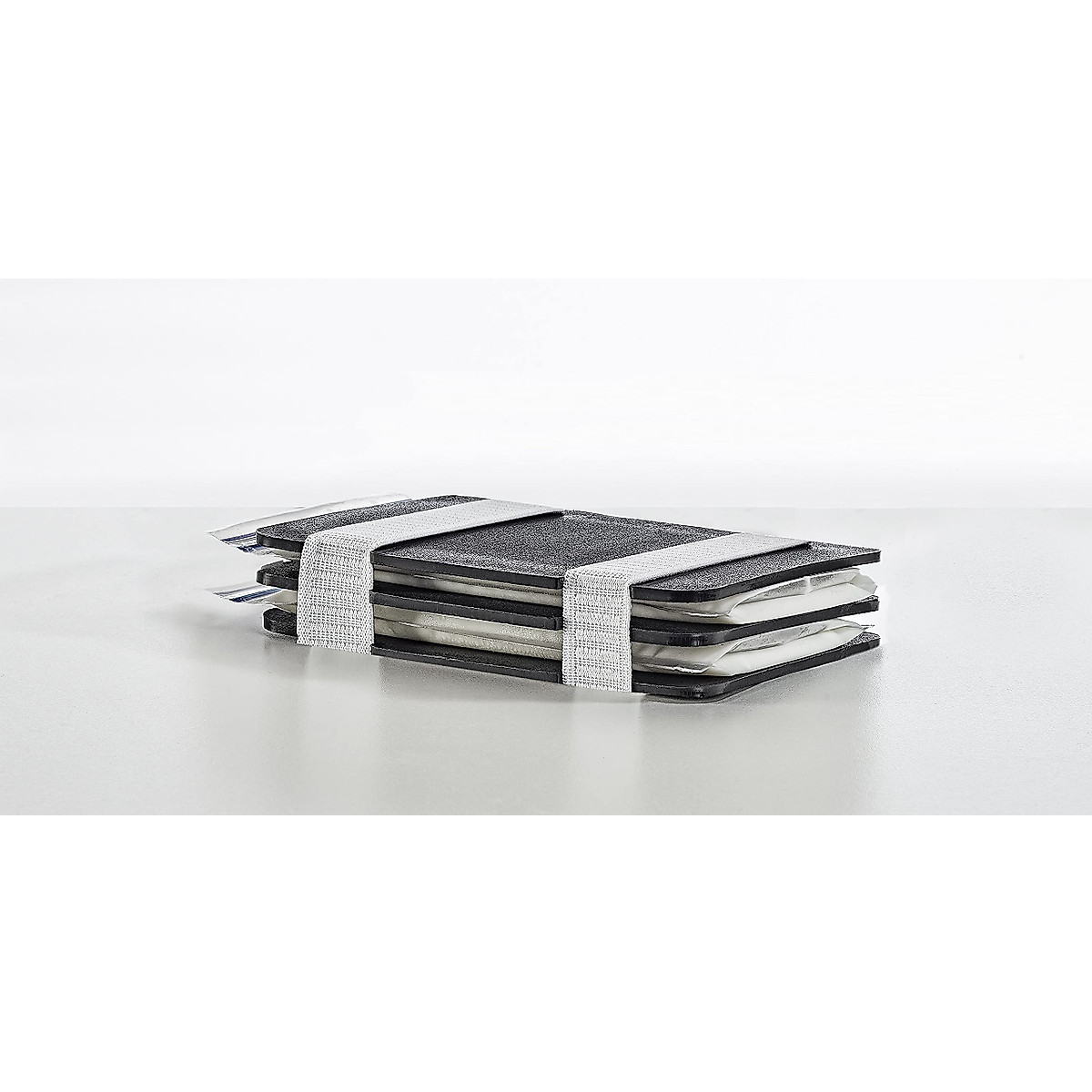 MAMMaway Freeze It Flat: Breast Pump Accessory for Storing Breastmilk Bags. Stay Organized & Save Space. Uses Compression to Reduce Leaks & Double Storage Capacity. Reusable & Durable. (Black, Double)