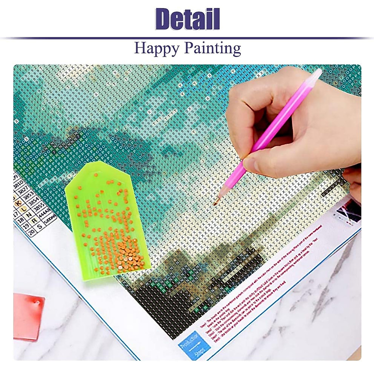 Star Lake Diamond Painting Kits for Adults - Star Lake 5D Diamond Art Kits for Adults Beginner and Kids,Diamond Dots Painting DIY Round Full Drill Gem Pictures Kit,for Home Wall Decor 12x16 Inch