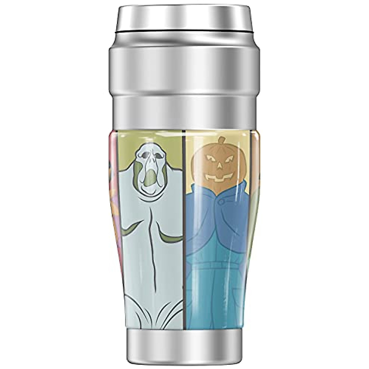 THERMOS Scooby-Doo Bad Guys STAINLESS KING Stainless Steel Travel Tumbler, Vacuum insulated & Double Wall, 16oz