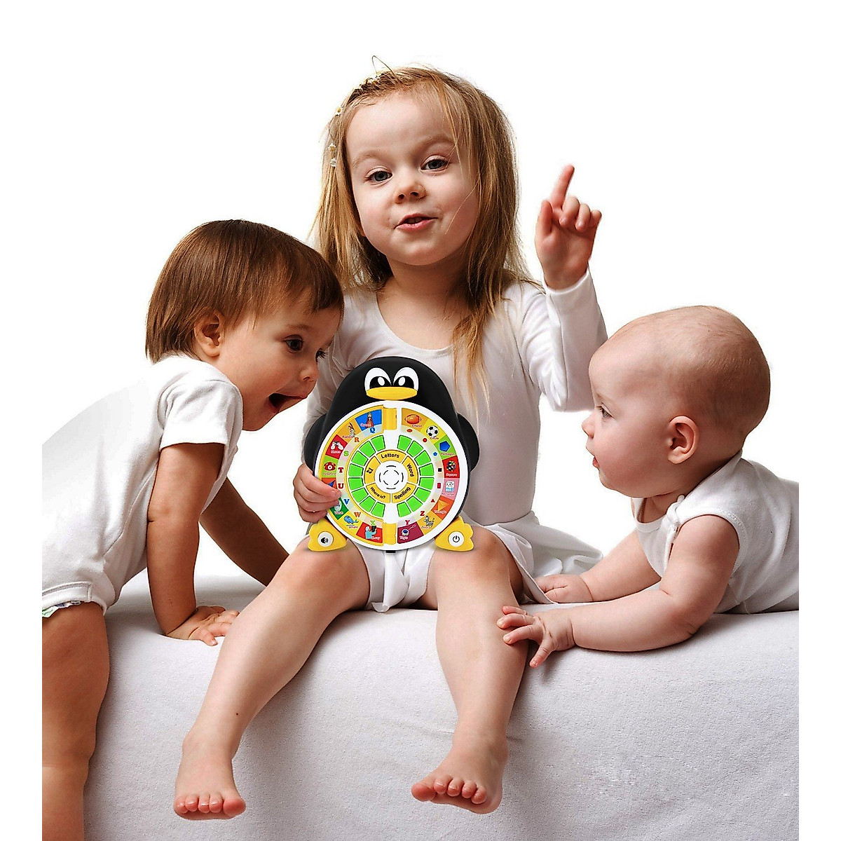 Penguin Power ABC Learning & Educational Toys for Preschoolers - Preschool Learning Activities Toys to Learn ABCs, Words, Spelling, Shapes, Quiz & Songs - Learning Toys for 3+ Year Olds Boys and Girls