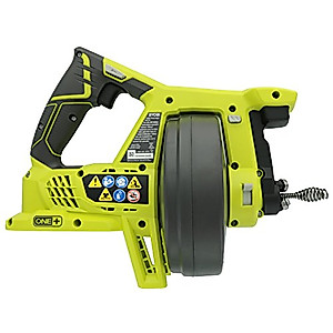 Ryobi P4001 One+ 18V Lithium Ion All-In-One 25 Foot Drain Auger for Sinks or Toilets (Battery Not Included, Power Tool Only)