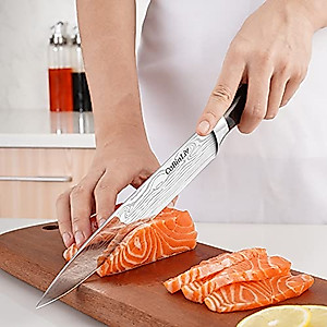 8 Pcs Professional Kitchen Chef Knife Set, High-Carbon Stainless Steel with Ergonomic Handle Knife Set ,Ultra Sharp Japanese Knife set---Cobinliy