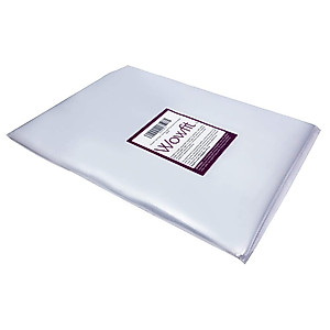 Wowfit 10 Count 30x40 Inches 1.6 Mil Clear Plastic Flat Poly Bags Great for Dough Proving, Storing Posters, Paintings, Drawings, Banners, Trays of Baguettes, Wreaths, Blueprints, Pillows, and More