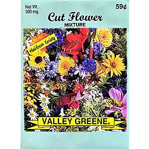 Black Duck Brand Set of 25 Cut Flower Seed Packets! Flower Seeds in Bulk - Great for Creating The Garden of Your Dreams! (25, Cut Flower Mix)