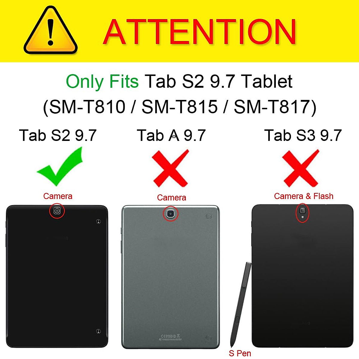 Fintie Slim Shell Case for Samsung Galaxy Tab S2 9.7 - Ultra Lightweight Protective Stand Cover with Auto Sleep/Wake Feature for Samsung Galaxy Tab S2 9.7 Inch Tablet, Black