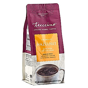 Teeccino Herbal Coffee Variety Pack - Hazelnut, Mocha and Java - Ground Herbal Coffee That’s Prebiotic, Caffeine-Free & Acid Free, Dark Roast, 11 Ounce (Pack of 3)