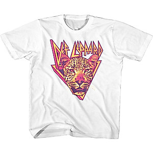 American Classics Def Leppard Rock Band Leopard Logo Toddler Short Sleeve Graphic Tee
