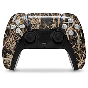 WraptorSkinz Skin Wrap compatible with Sony PS5 DualSense Controller WraptorCamo Grassy Marsh Camo Dark Gray (CONTROLLER NOT INCLUDED)