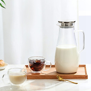 CNGLASS Double Wall Glass Cappuccino Mugs 8.1oz,Clear Insulated Glass Coffee Mug with Handle for Espresso,Latte,Tea,Set of 2