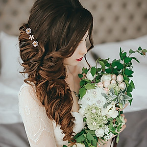 WILLBOND 80 Pieces Rhinestone Buttons Embellishment Buttons Fake Pearls Flat Back Flower Rhinestone Buttons for Jewellery Making Home Wedding Party Decoration