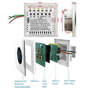 Wireless Garage Door Opener Remote WiFi Switch Universal Controlled by Smartphone for Automatic Gate Opener System (Without Door Sensor)