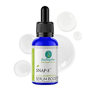 Skin Perfection Snap 8 Peptide Serum Anti-Aging Serum Booster Expression Line Wrinkles DIY Peptide Mix in any Facial Cream Crow's Feet Under-eye Wrinkle .5 oz