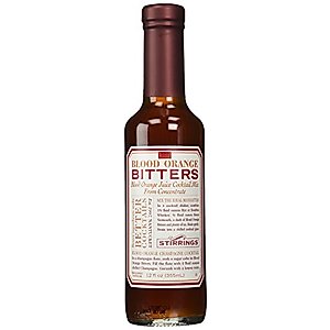 Stirrings Blood Orange Cocktail Bitters, 12 Ounce Bottle