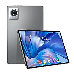 ciciglow Ultra Thin Tablet, 10.1in 1920x1200 IPS Display, 8GB RAM 128GB ROM, 8 Core CPU, 8MP+16MP Camera, Support 512GB Memory Expansion, 7000mAh, Android 11.0 (Gray)