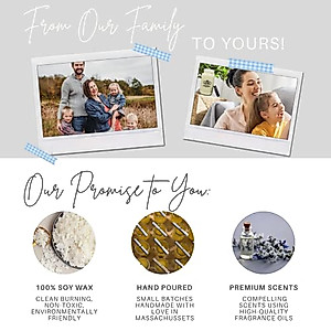 Nika's Home Fresh Linen Soy Candle 12oz Mason Jar Non-Toxic Natural White Soy Handmade, Long Burning 50-60 Hours Highly Scented All Natural, Clean Burning Candle Gift Décor