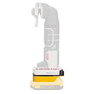 1x Adapter Only Fits Black & Decker Fits Porter Cable 20v MAX (Not Old 18v) Tools Compatible with DeWalt 20v MAX Li-Ion Battery - Adapter Only