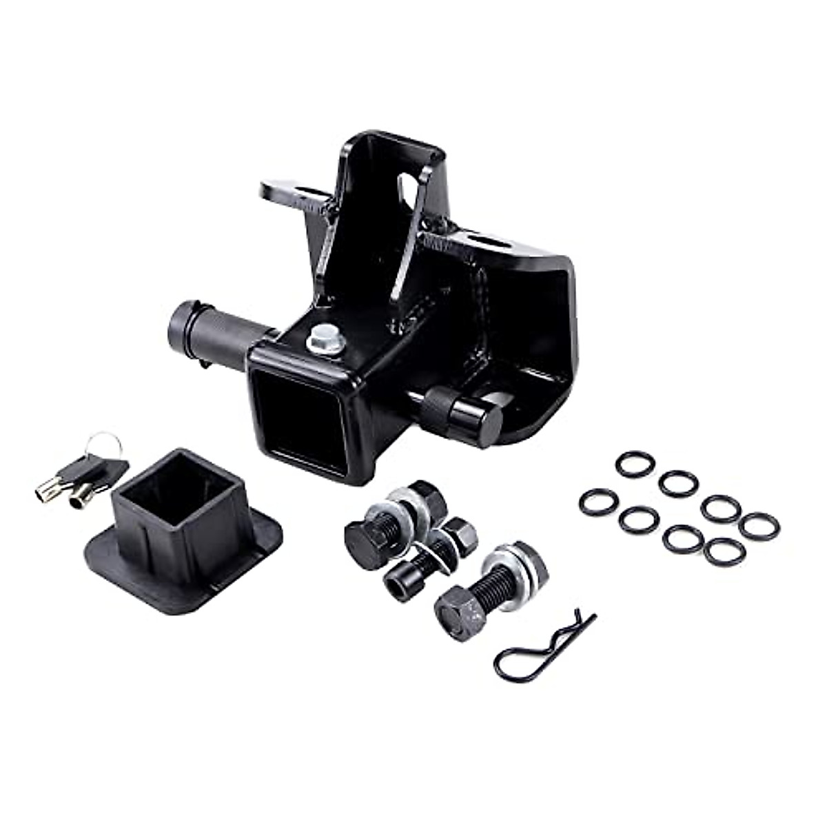 FEXON Tow Towing Trailer Hitch Receiver with Pin Lock Compatible with Land Rover LR3 2005-2009 LR4 2010-2016 Range Rover Sport 2006-2013