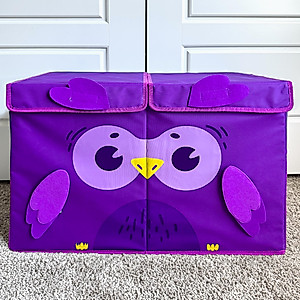 QUOKKA Toy Storage Box Koala, Toy Storage Box Unicorn & Toy Storage Box Owl Playroom Organizers