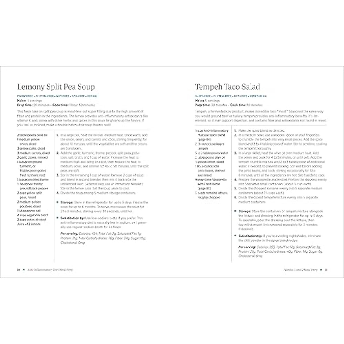 Anti-Inflammatory Diet Meal Prep: 6 Weekly Plans and 80+ Recipes to Simplify Your Healing