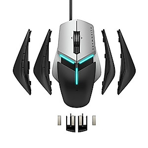 Alienware Elite Gaming Mouse AW958-12, 000 DPI - 5 On-The-Fly DPI Settings - 13 Programmable Buttons