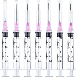 3ml 18 Gauge 1.5 Inch Sample Measuring Dispensing Lab Utensils, for Industrial, Scientific and Experiments Research, Pack of 100