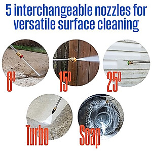 Westinghouse ePX3500 Electric Pressure Washer, 2500 Max PSI 1.76 Max GPM with Anti-Tipping Technology, Onboard Soap Tank, Pro-Style Steel Wand, 5-Nozzle Set, for Cars/Fences/Driveways/Home/Patios