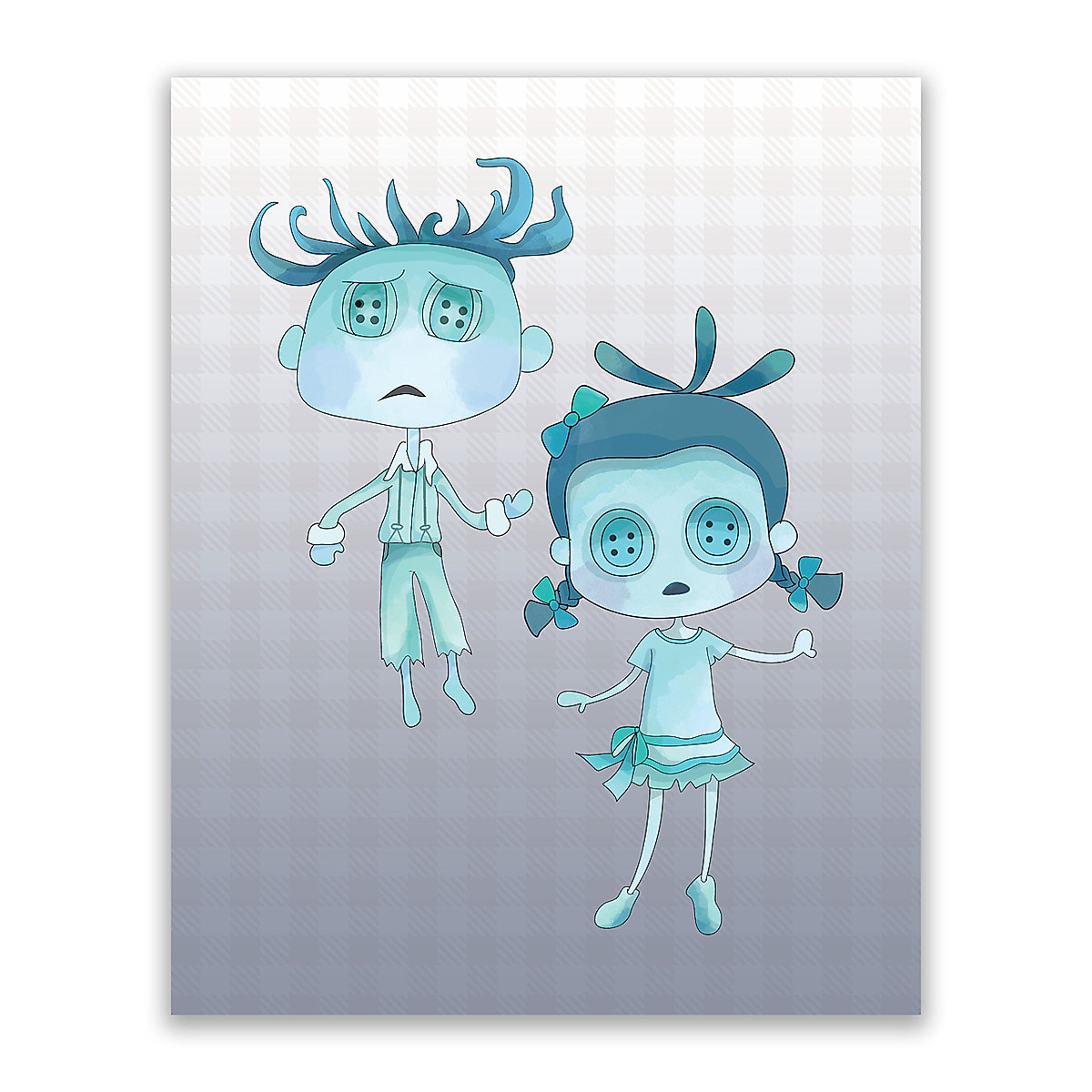 Coraline Art Prints - Set Of 6 Watercolor Photos