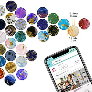 MORCART 28 Pcs Fridge Magnets, Funny Fridge Magnets - Office and Kitchen Fridge Magnets, Boys and Girls School Locker Magnets, Gifts for Classmates, Teachers, Moms and Emoji Lovers