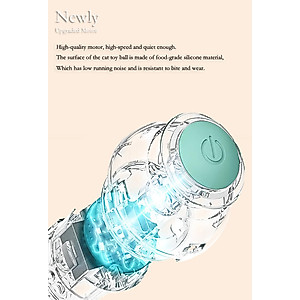 Found Notice Cat Ball Toy, Interactive Cat Toys, Automatic Motion Activated Moving Ball Hide and Seek Game for Indoor Exercise，Gifts for Kittens