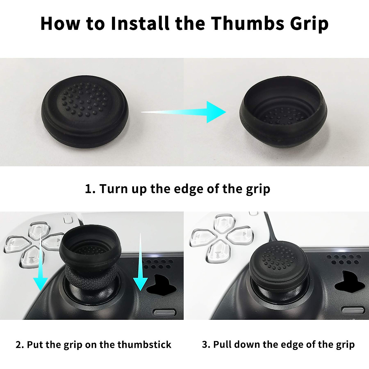 PlayVital Guardian Edition Mauve Purple Ergonomic Soft Anti-Slip Controller Silicone Case Cover for ps5, Rubber Protector Skins with White Joystick Caps for ps5 Controller