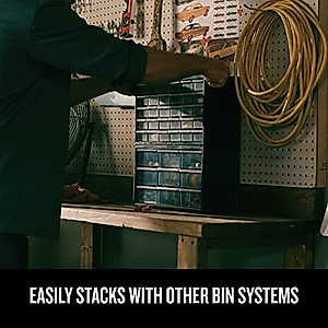 CRAFTSMAN Storage Organizer Bin System, 9 Compartment, Plastic (CMST40709)