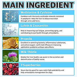 Doctor By Eyes Supplement for Dogs and Puppy – Tear Stain Remover Vision Support with Lutein & Omega-3 + Milk Thistle Duck Flavored Soft Chews - 82 oz (80g), 70 Brown…