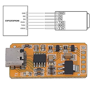 ESP8266 Development Board USB to TTL Module Green Standard Interface with Pin Header for Industrial Control Equipment