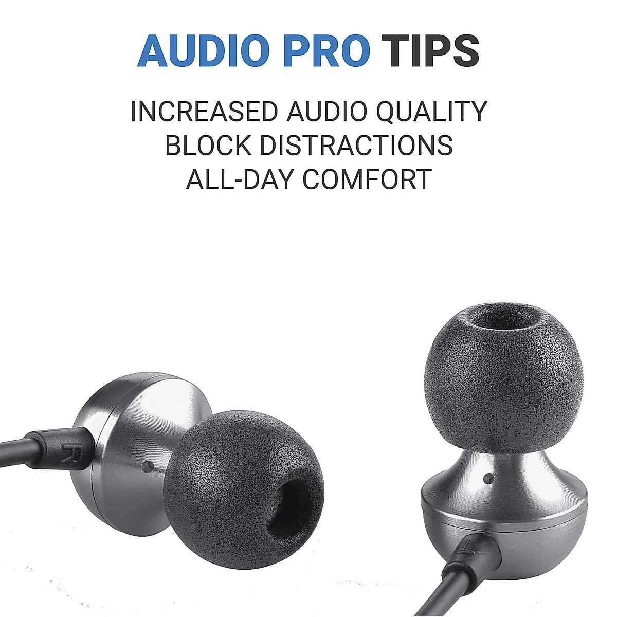 Comply Aware Pro SmartCore Earbud Tips Variety Pack - Situational Awareness - Sport Pro, Audio Pro, Aware Pro (Medium, 3 Pairs)