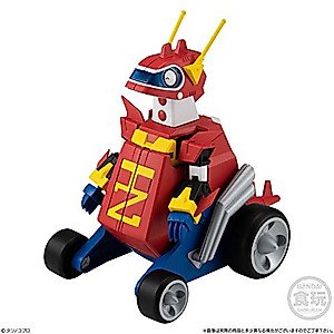 Bandai Shokugan Modeling Project Gyakuten! Ippatsuman SMP Gyakuten-Oh & Tokyu Zaurus Model Kit Set