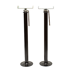 Dumble Heavy Duty RV Stabilizer Jacks for Travel Trailer 2pk - 26-49in Telescoping Camper Leveling RV Slide Out Supports