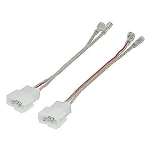 RED WOLF Car Door Speaker Wiring Harness Connector Adapter Select for Toyota Camry Corolla 1983-1987, Mitsubishi Eclipse 1987-2005, Hyundai Accent 1995-1999, Fit BMW Mini Cooper R50/R53 2001-2006