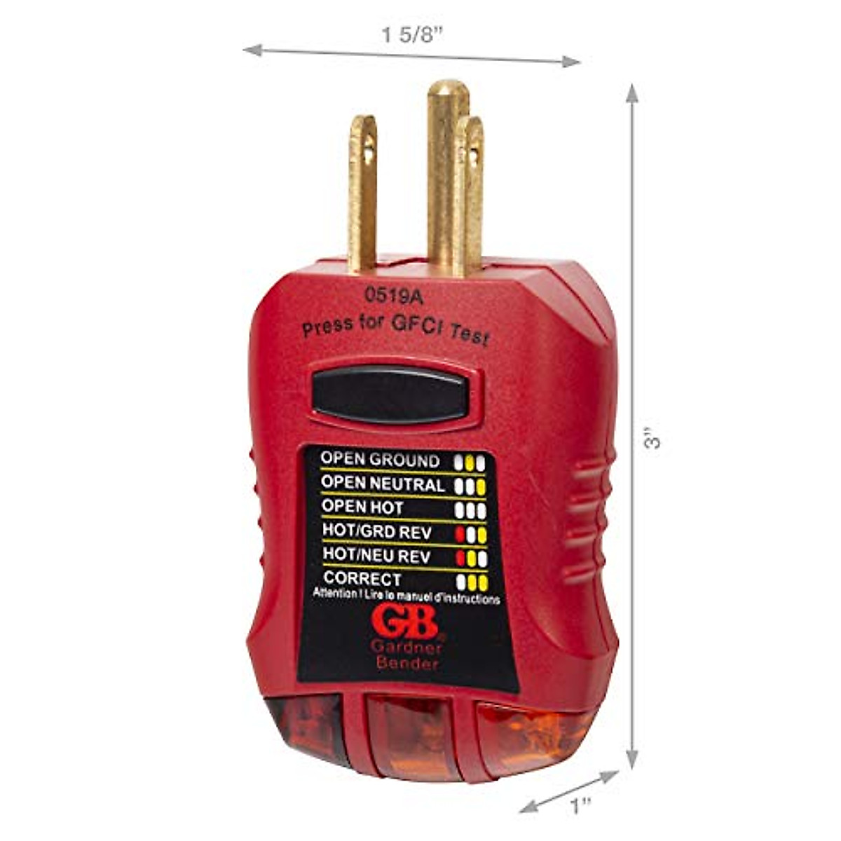 Gardner Bender GK-5 Household Tester Electrical Test Kit, Red