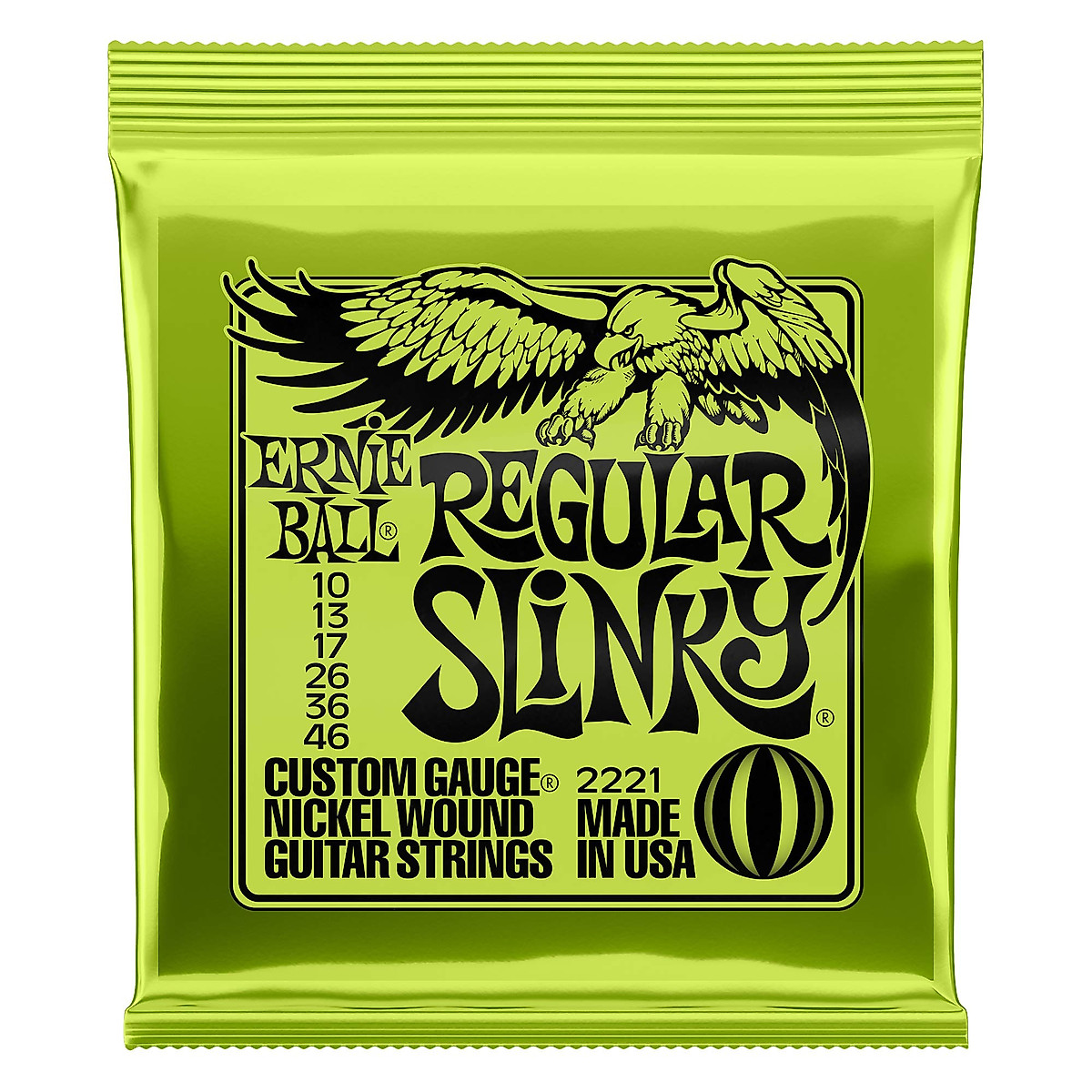 Ernie Ball 2221 Regular Slinky Nickel Wound Set Electric Guitar Strings -12 PACK
