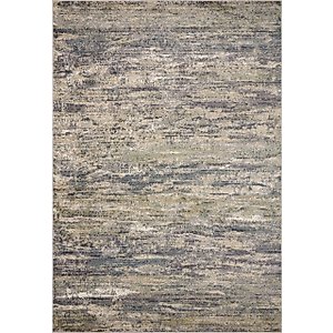 Loloi Arden Rug, Granite & Ocean 2'-6" x 4'-0" Area Rug – Neutral Accent Rugs for Living Room, Bedroom, Entryway & Hallway, No Shed High Traffic Area Home Decor Rug