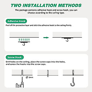 VR Cable Management, QIYO 6 Packs Retractable Ceiling Pulley System Compatible with VR Link Cable for Oculus Quest, HTC Vive, Rift S, PS VR, Vive Pro, Playstation VR, Valve Index VR Accessories