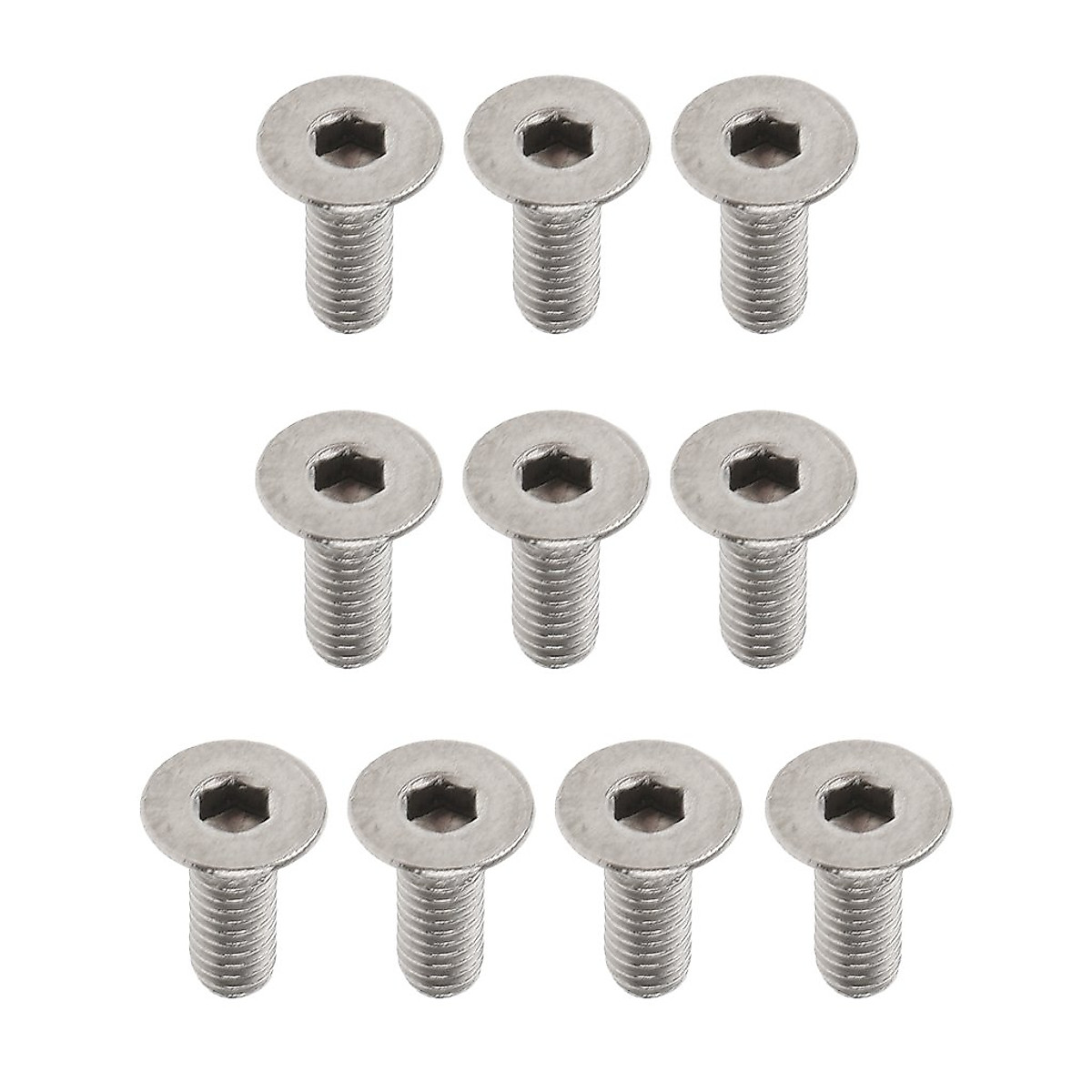 103 Titanium Alloy Screw Hex Cap Head Socket Key Bolts 6/8/10/12/15mm, M3 x 10mm