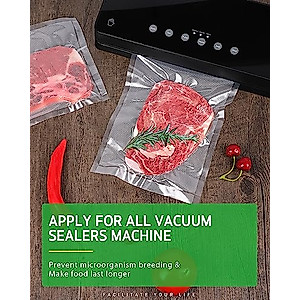 Syntus Vacuum Sealer Bags for Food,3 Rolls 11" x 20' Commercial Grade Bag Rolls, Food Vac Bags for Storage, Meal Prep or Sous Vide